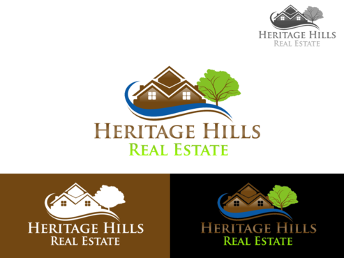 Heritage Hills Real Estate Logo By Mattcall111757