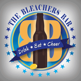 Bleachers Bar Logo By Stadium