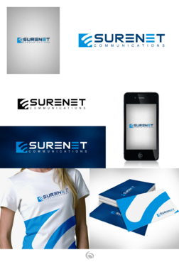 Logo for SureNet Communications By Dnanzelli