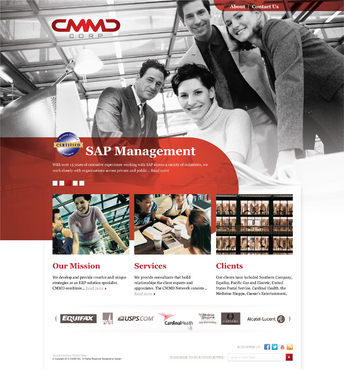 CMMD Corp Consulting Website Design By Cwanderson
