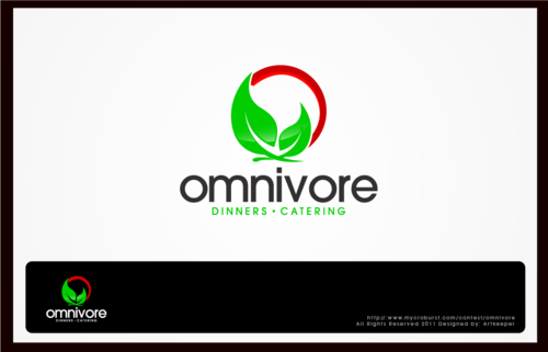 Omnivore - Private Dinners/Catering Logo By Chintanturakhia