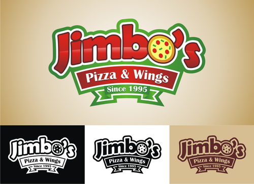 Logo Jimbo's Pizza & Wings By Jimbo