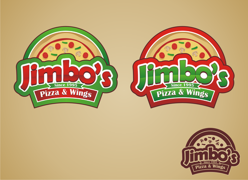 Logo Jimbo's Pizza & Wings By Jimbo