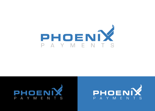 Phoenix Payments logo design by Jasondoolittle