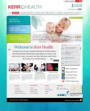Kerr Health Website Homepage & Template Design By KerrHealth