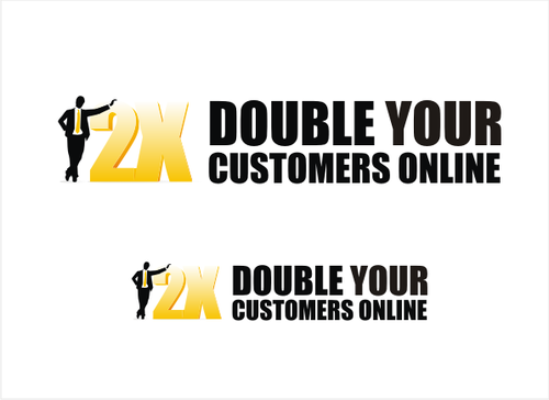 Double Your Customers Online Logo By Fdbaus