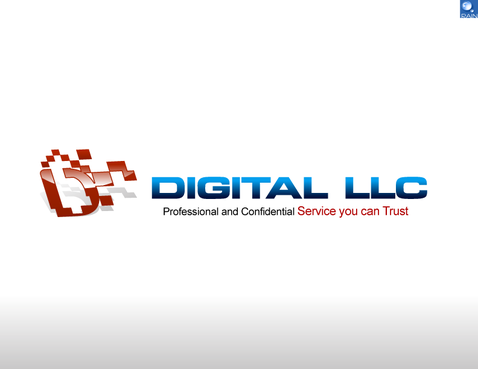 Digital LLC; Logo, Business Card & Stationary by DigitalLLC
