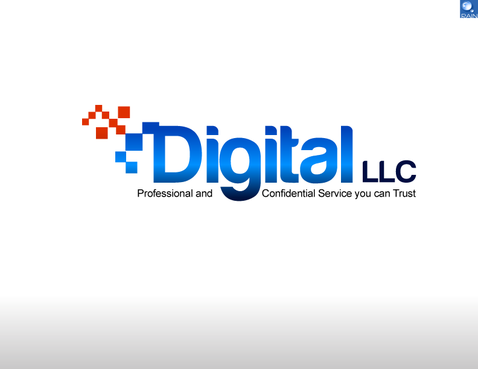 Digital LLC; Logo, Business Card & Stationary by DigitalLLC
