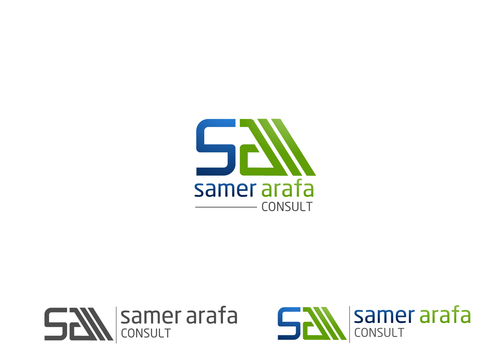 A business logo. My cmpany name is Samer Arafa Consult FZE. My Name i