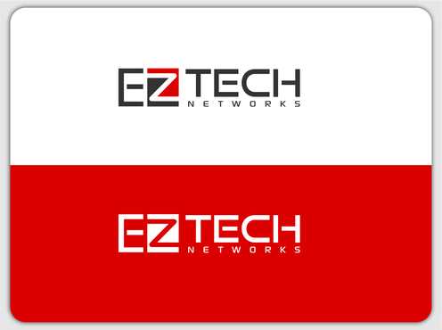 EZ Tech Networks - IT Service and Consulting Logo by Tkhowdee