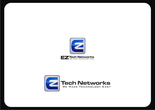 EZ Tech Networks - IT Service and Consulting Logo by Tkhowdee