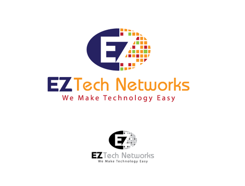 EZ Tech Networks - IT Service and Consulting Logo by Tkhowdee