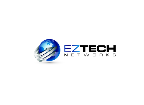 EZ Tech Networks - IT Service and Consulting Logo by Tkhowdee