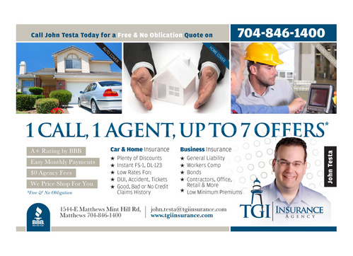 Yellow Pages/Phone Book Ad By TGIInsurance