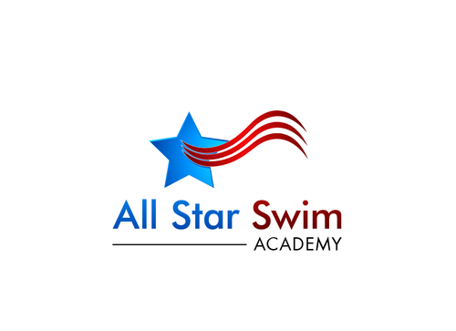 Business Logo for All Star Swim Academy by Swimlessons4you