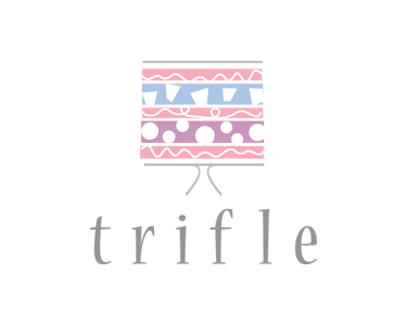 logo for a shop that makes ONLY trifles By Hasbean
