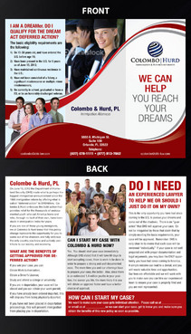 Immigration Dream Act Tri-fold brochure By Chblaw
