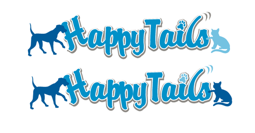 Happy Tails Pet Center Logo by Happytails