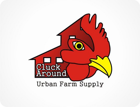 Cluck Around Logo By Vevurka