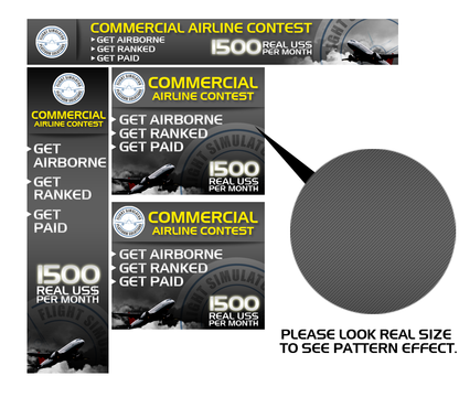 Banners for Flight Simulator Contests by AchillesP