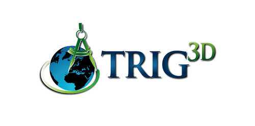 Logo- G.I.S. 3-Dimensional Mapping Solutions-TRIG 3D By Genocamali
