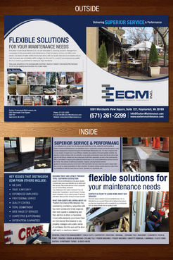 Brochure for a commercial maintenance company By Xereas