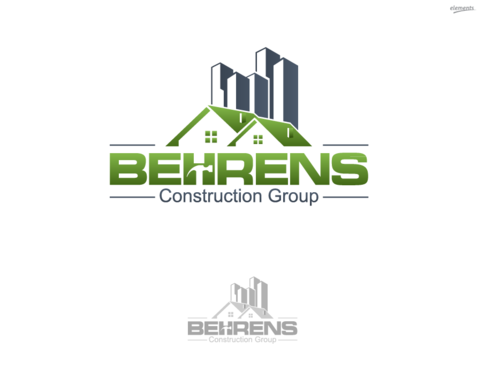 Logo for a construction company - Behrens Construction Group By BCGRe
