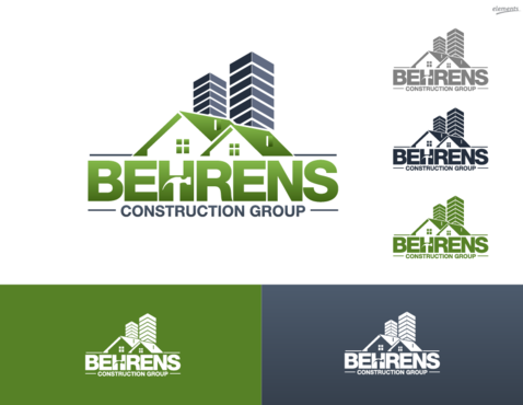 Logo for a construction company - Behrens Construction Group By BCGRe
