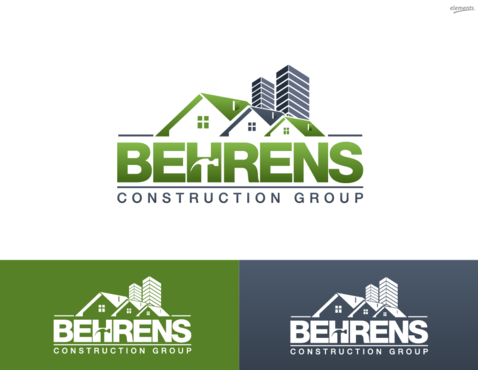 Logo for a construction company - Behrens Construction Group By BCGRe
