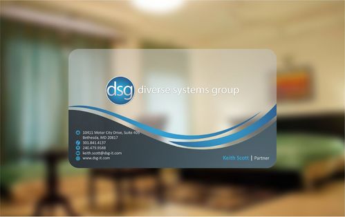 Business Cards for DSG By Kscott