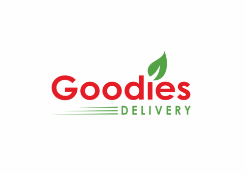 A delivery logo for Goodies market By Misrgroup