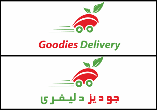 A delivery logo for Goodies market By Misrgroup