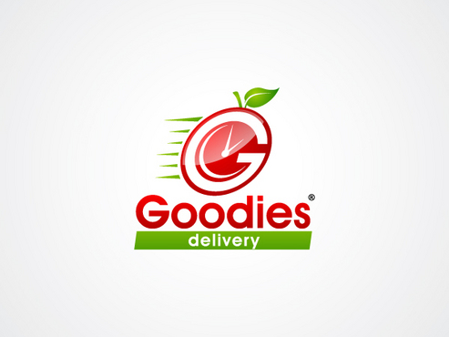 A delivery logo for Goodies market By Misrgroup