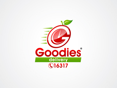 A delivery logo for Goodies market By Misrgroup