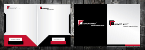 marketing collateral folder By Shiles
