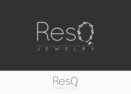 logo for boho chic handmade jewelry By ResqJewelry