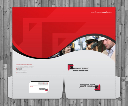marketing collateral folder By Shiles
