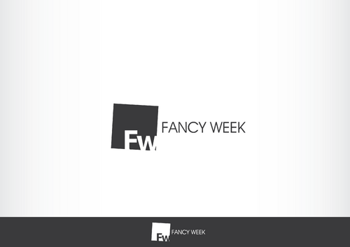 Fancy Week - fashion store logo By Kjicha
