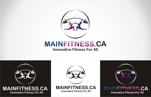 logo for a fitness studio By Mainfitness