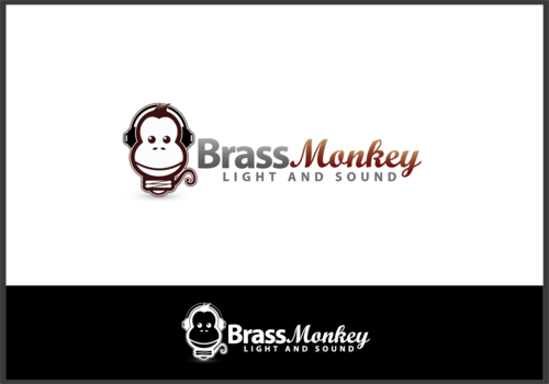 modern logo for light and sound business By Brassmonkey