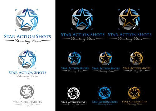 Logo for a photographer that shoots dance competitions and baseball t