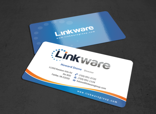 Business card design for a software development company. By Hstone