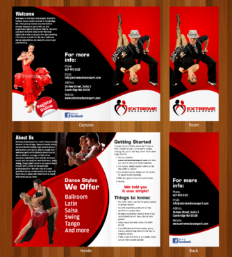 Tri-Fold Brochure for Funky Dance Studio By Steveyi