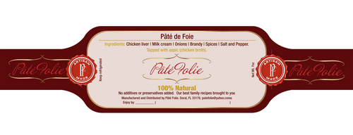 Label for a Pate packaging By Iandreu