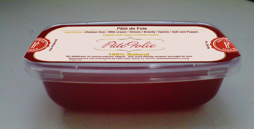 Label for a Pate packaging By Iandreu