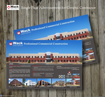 Single Page Advertisement By Mhamann