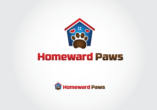 Logo for non-profit dog organization By HomewardPaws