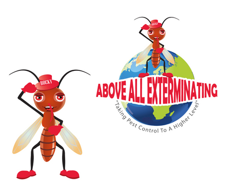 logo for a pest control company/ ABOVE ALL EXTERMINATING By Wongus05