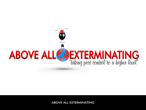 logo for a pest control company/ ABOVE ALL EXTERMINATING By Wongus05