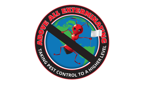 logo for a pest control company/ ABOVE ALL EXTERMINATING By Wongus05